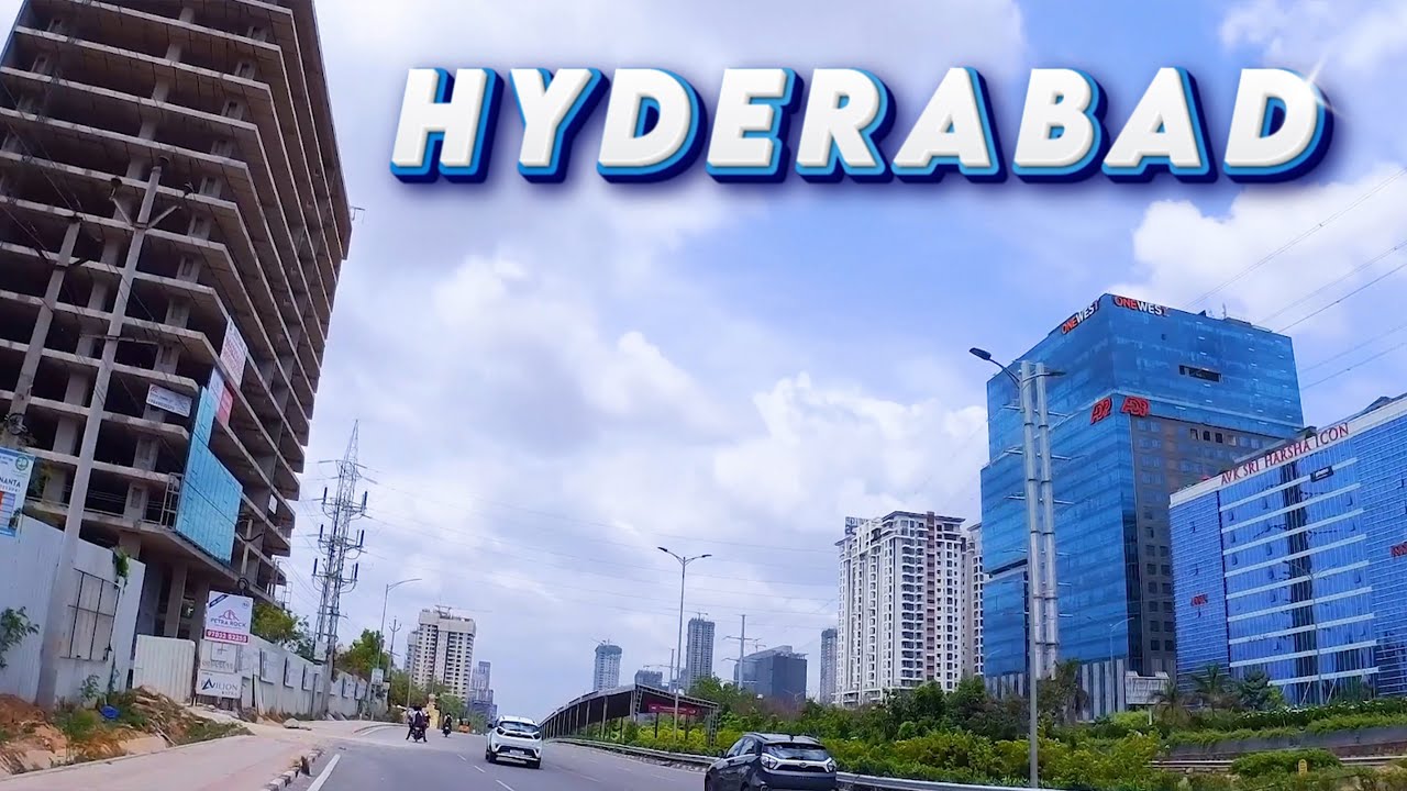 Narsingi, Nanakramguda service road Hyderabad || 4k Drive Tour - YouTube