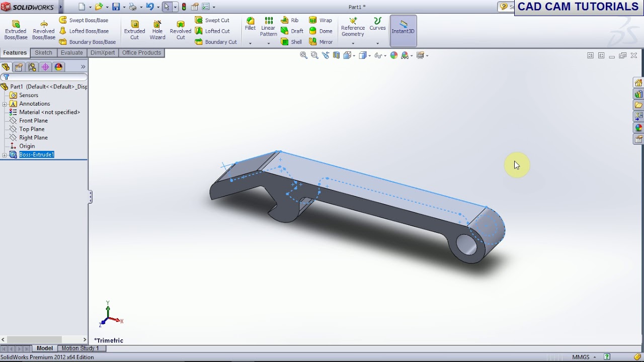Bottle Opener Cad