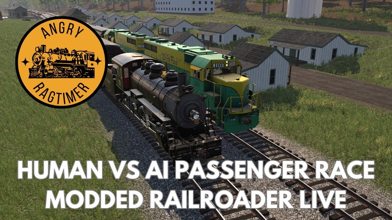 Steam VS Diesel - Human Vs AI Passenger Train Race | Modded Railroader ...