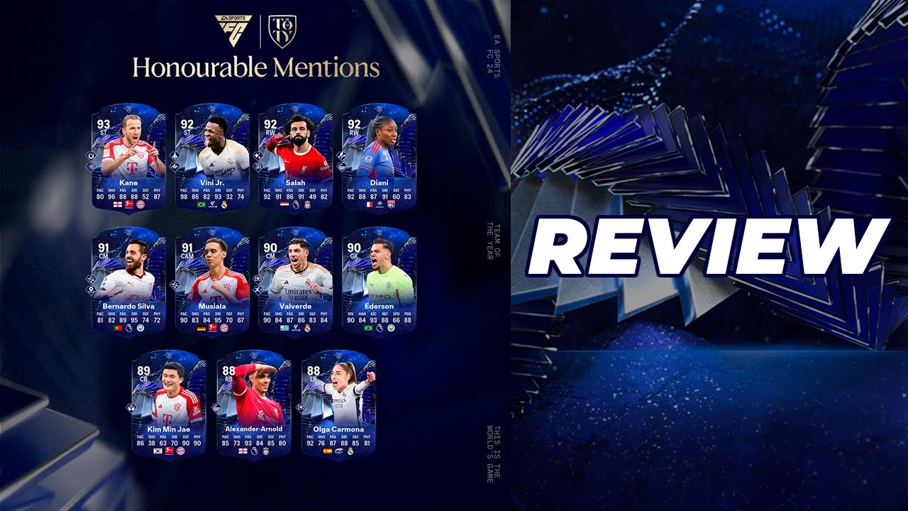 MENCIONES HONORÍFICAS DEL TOTY - EA FC 24 - YouTube