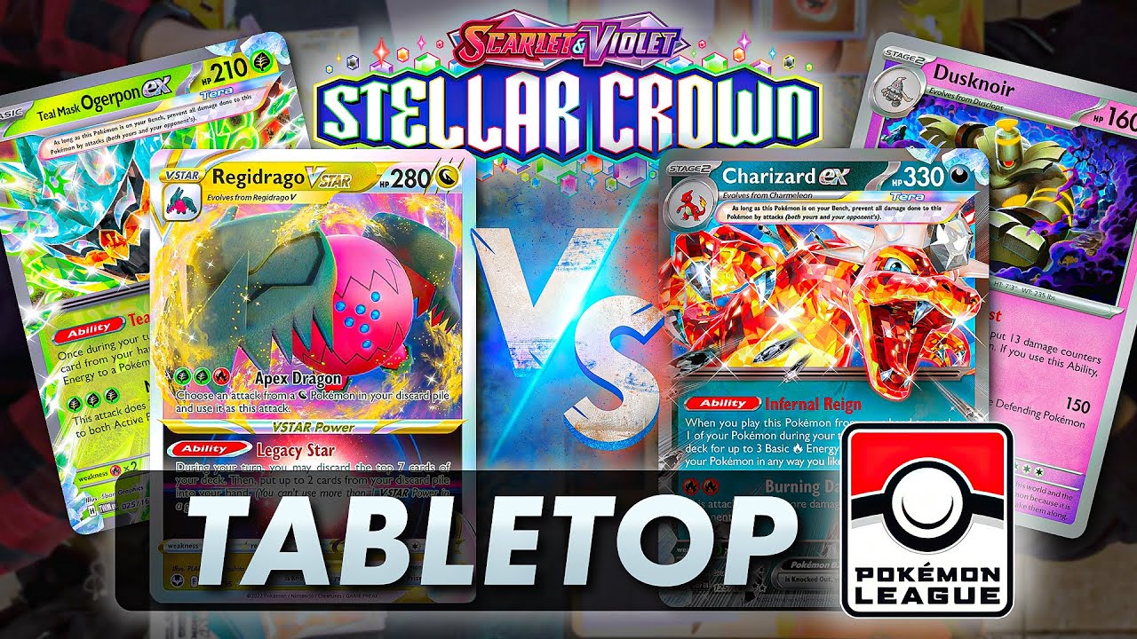 League BO3 | Regidrago VSTAR vs Charizard ex | STELLAR CROWN | Tabletop ...
