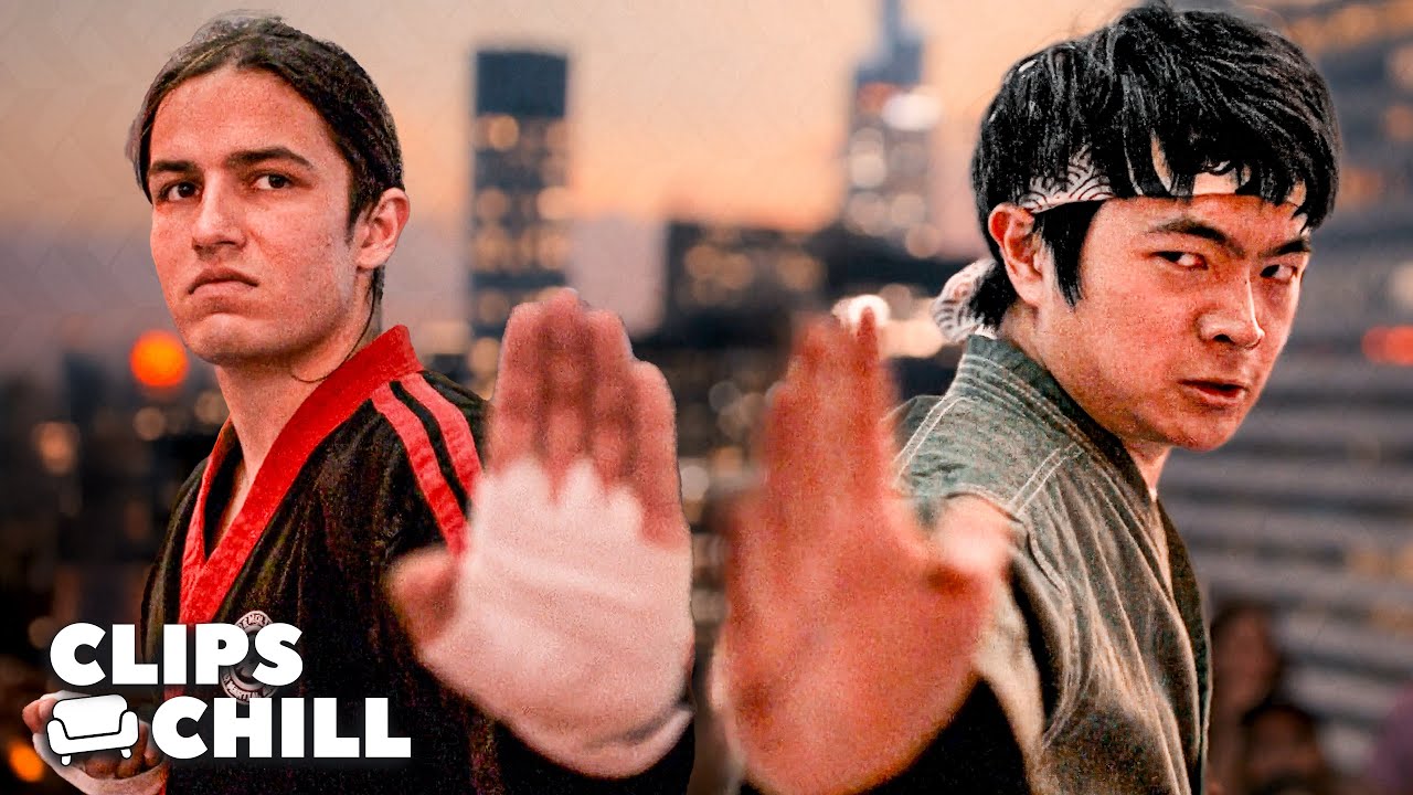 Combat final épique sur le toit entre Li et Conor | Karate Kid: Legends ...