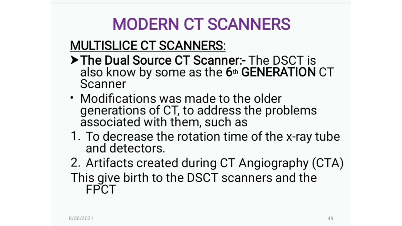 Physics: Dual Source Computed Tomography ( DSCT). - YouTube
