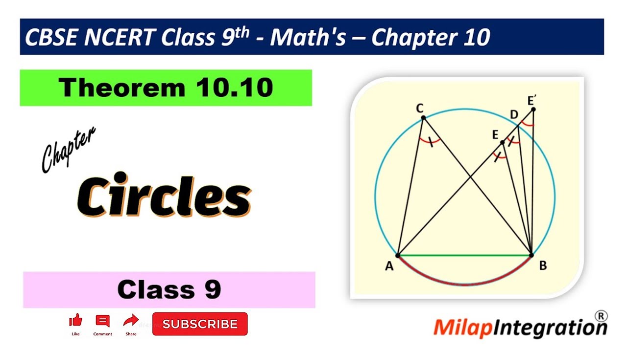 Theorem 10 | Circles | Chapter 10 | Class 9 | Math's | CBSE NCERT ...