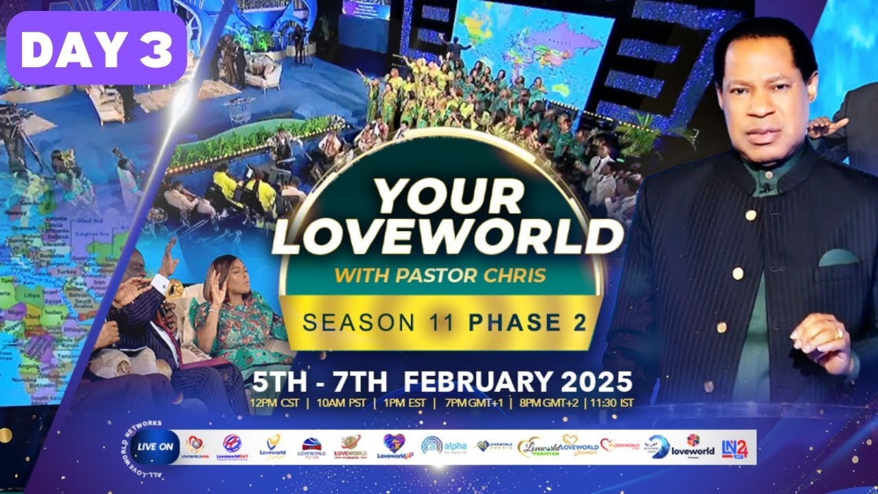 LIVE: YOUR LOVEWORLD SPECIALS SEASON 11 PHASE 2 DAY 3 | FEBRUARY 7 2025 ...