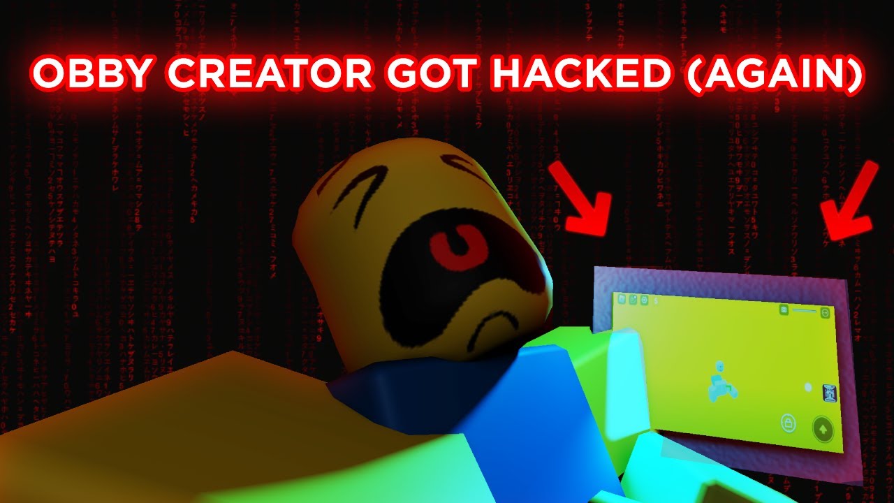OBBY CREATOR GOT HACKED (i did not do this one) #obbycreator #roblox # ...
