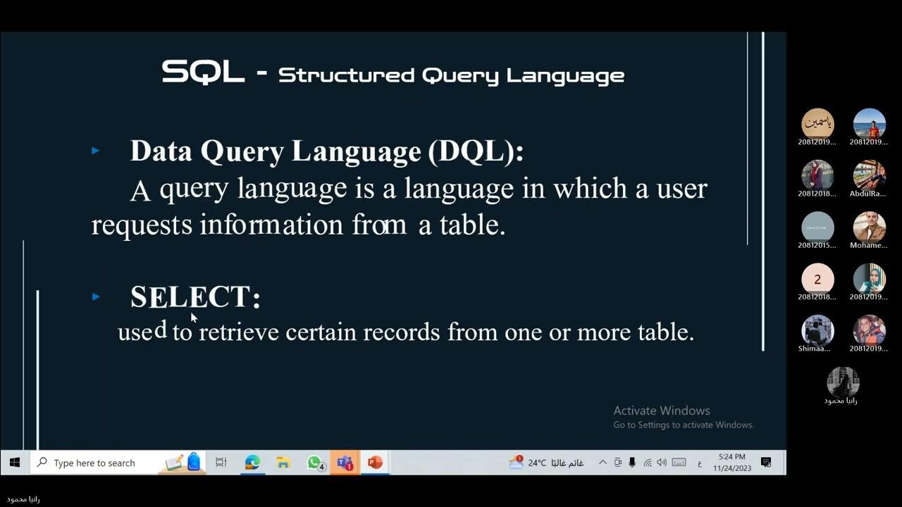 Database SQL Part1 |Eng Misbah - YouTube