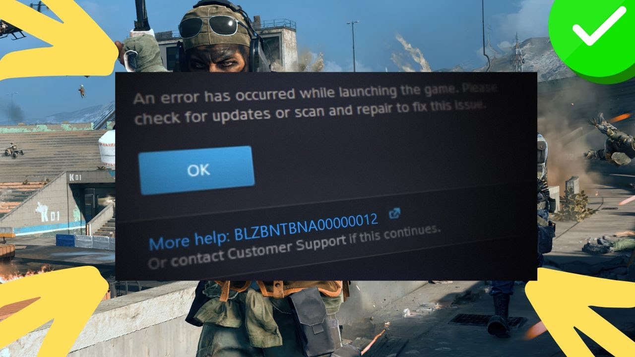 How To Fix Call of Duty Warzone BLZBNTBNA00000012 - YouTube