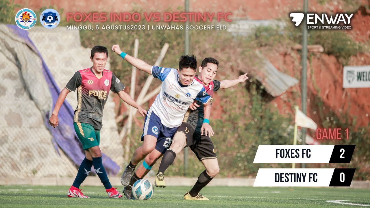 (MATCH 1) FOXES INDO VS DESTINY FC | UNWAHAS SOCCERFIELD - YouTube