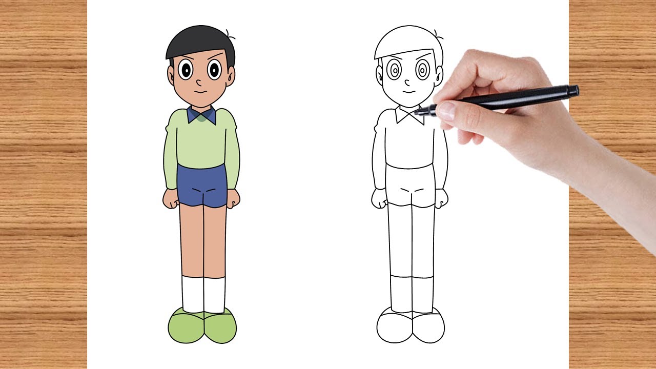 How To Draw Dekisugi Step By Step | Doraemon | Tamanna Drawing | - YouTube