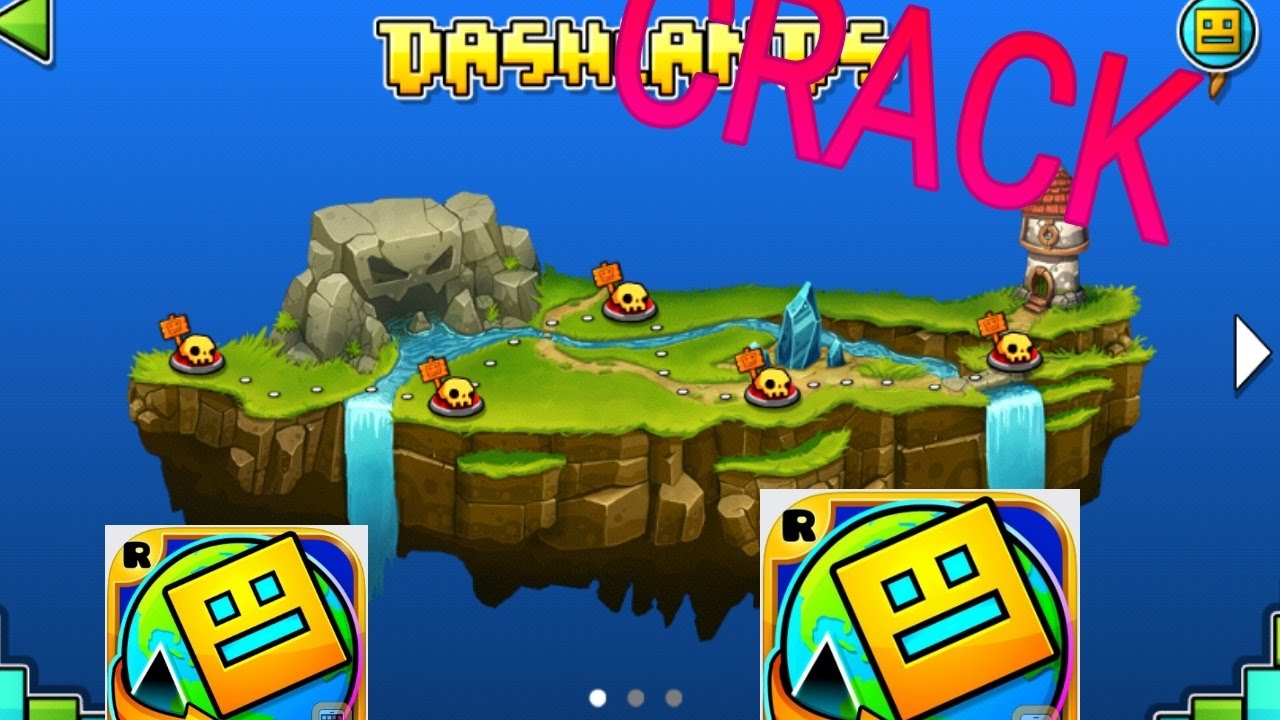 GEOMETRY DASH WORLD CRACK - YouTube