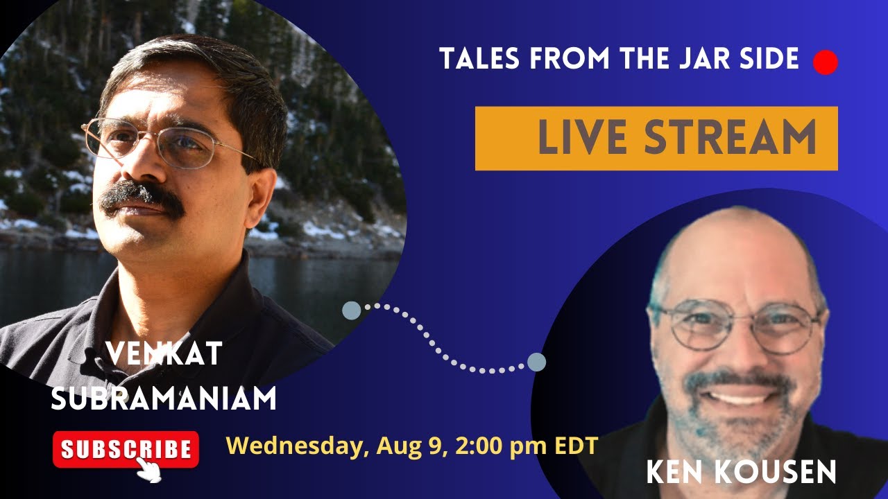Tales from the jar side: Live Stream with Venkat Subramaniam! - YouTube