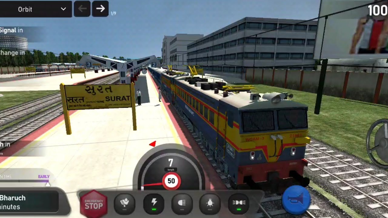 WCAM 3 engine with Deccan Oddysy express||One of the most premium train ...
