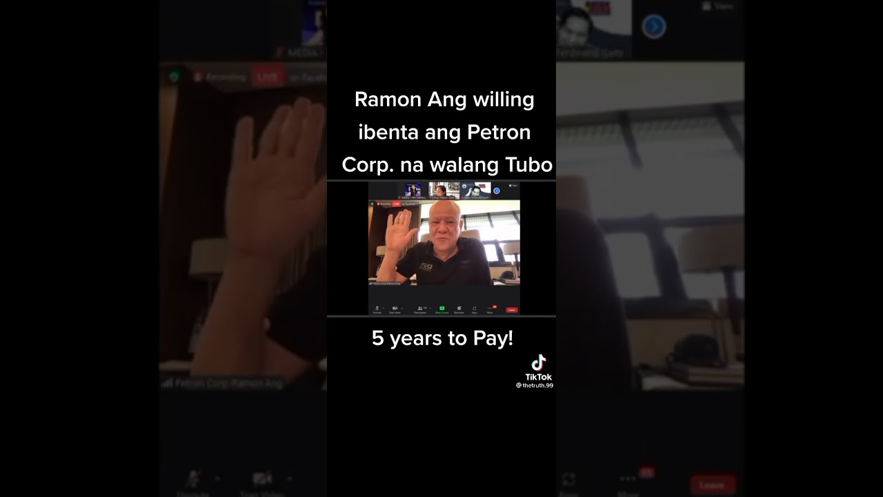 ramon ang payag ibenta ang petron sa gobyerno - YouTube