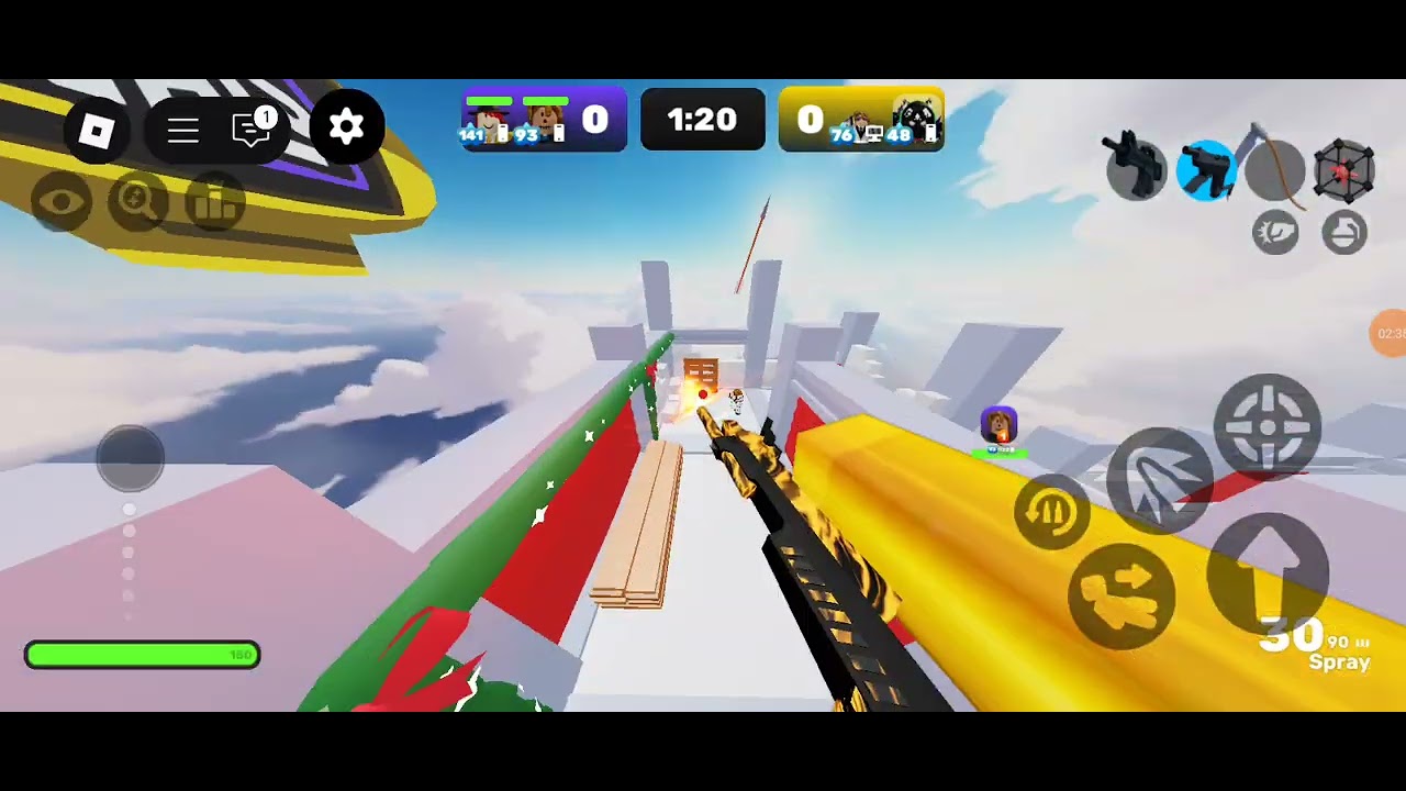 Only using random load outs in Roblox rivals - YouTube