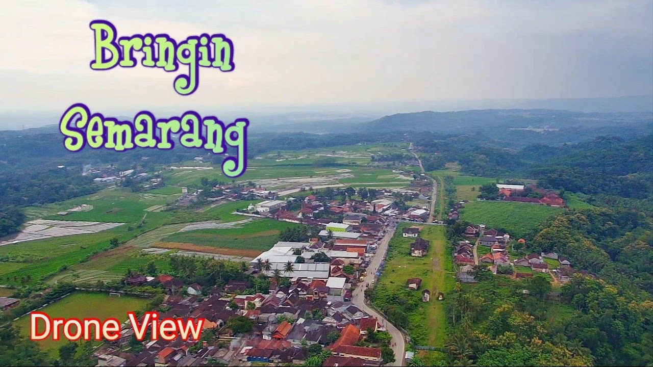 Bringin Kabupaten Semarang drone view SJRC F11 PRO 4K - YouTube