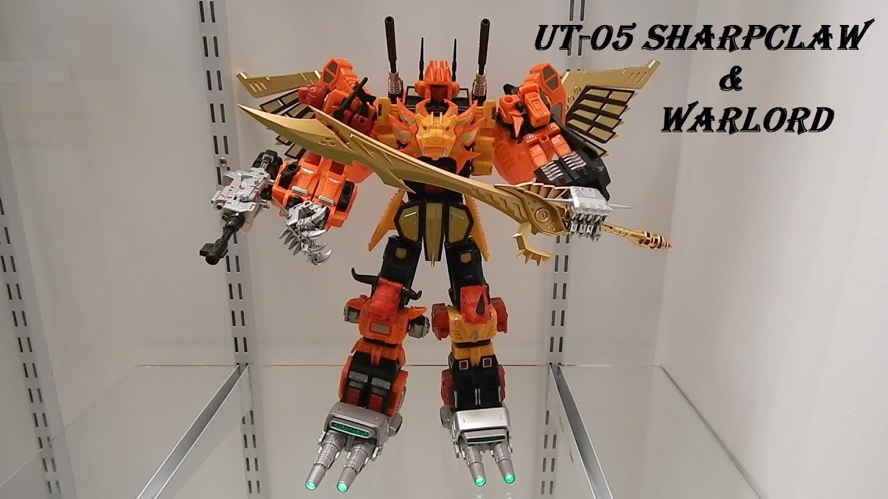Transformer Video Review: UT-W05 Sharpclaw / Warlord - YouTube