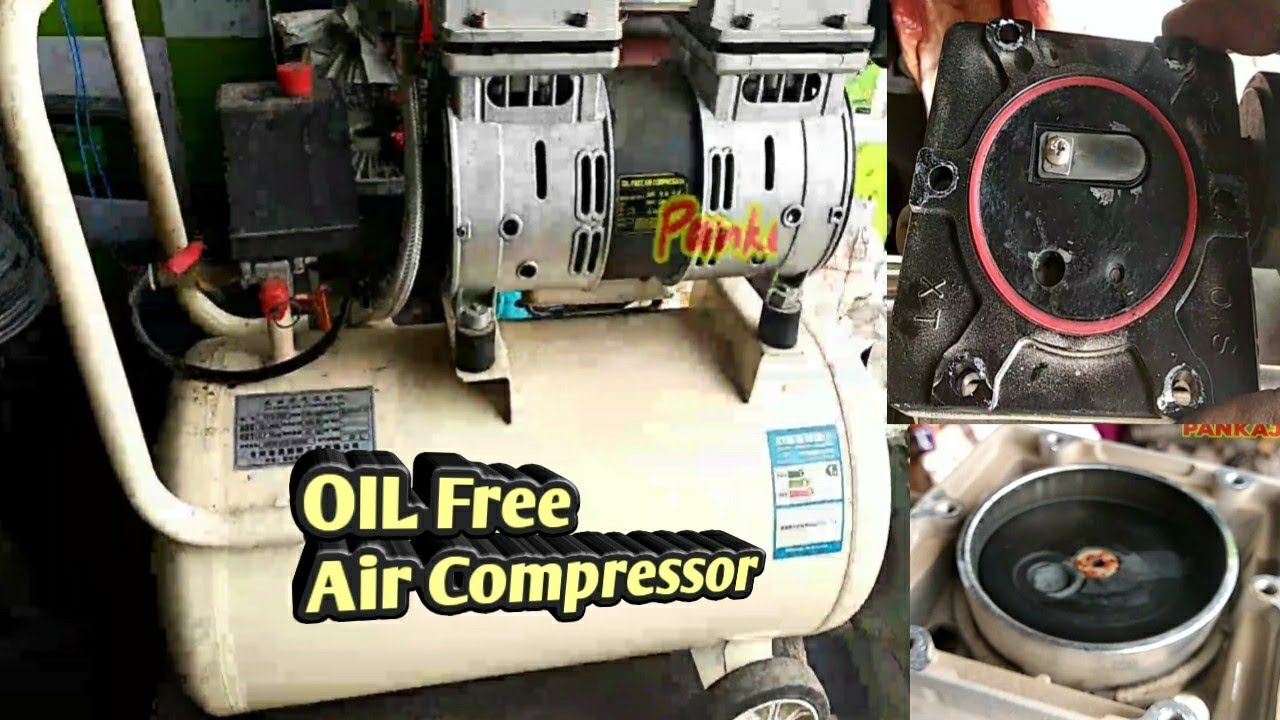 OIL Free Air Compressor | Oil free air compressor not work | कंप्रेसर बिना आयल का कैसे ठीक करें ...