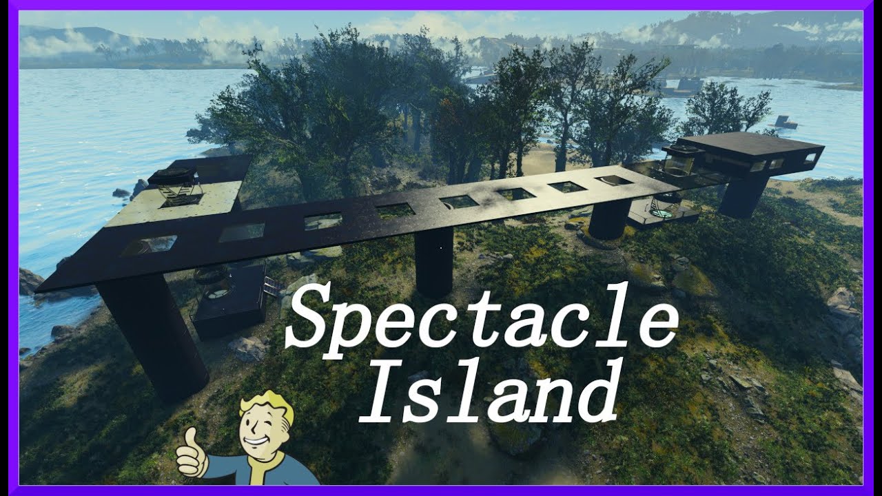 Fallout 4 modded - Spectacle Island - Settlement Build with Mods - 01 ...