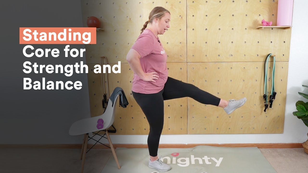 Standing Core for Strength and Balance - No Floor Work or Jumping - YouTube