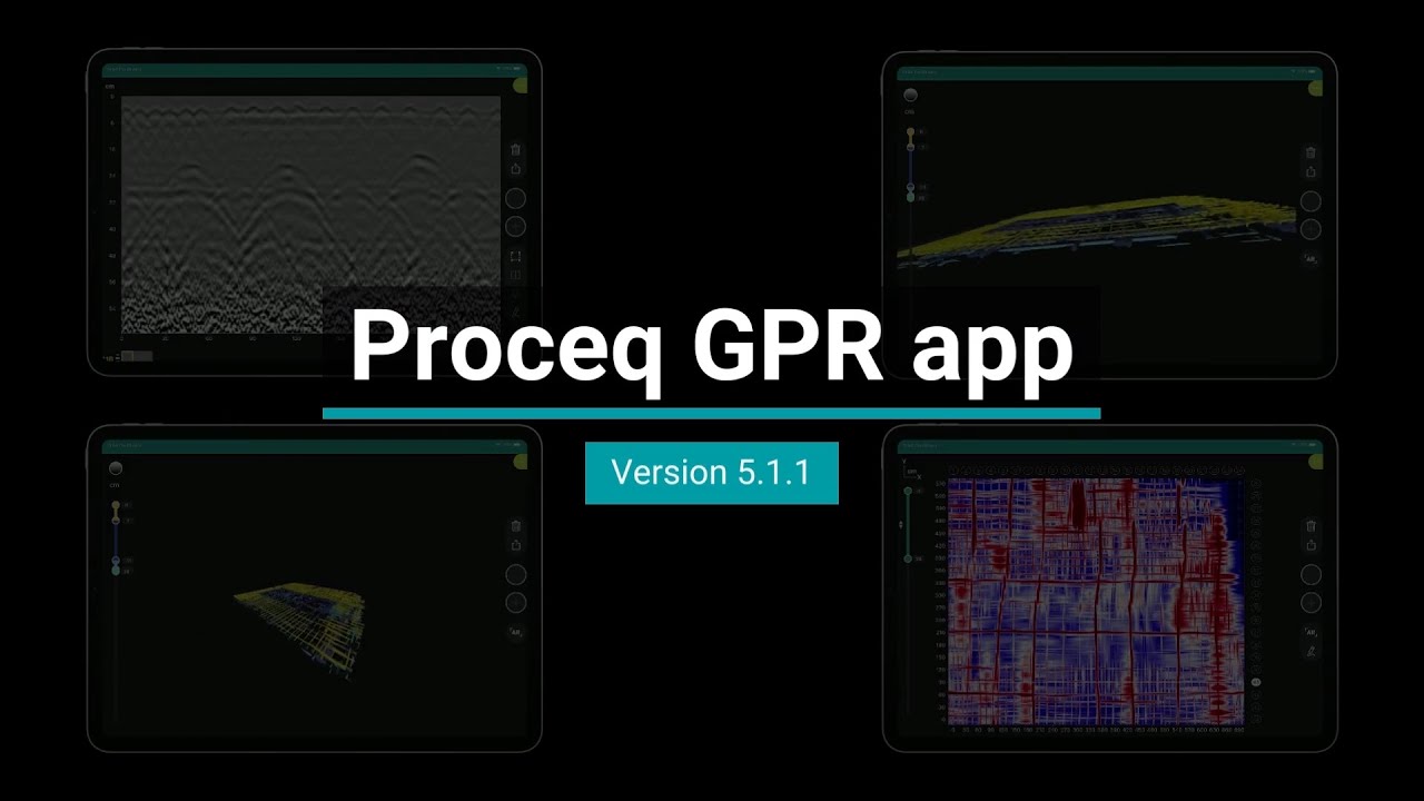 Proceq GPR App Version 5.1.1 | Proceq GPR - YouTube