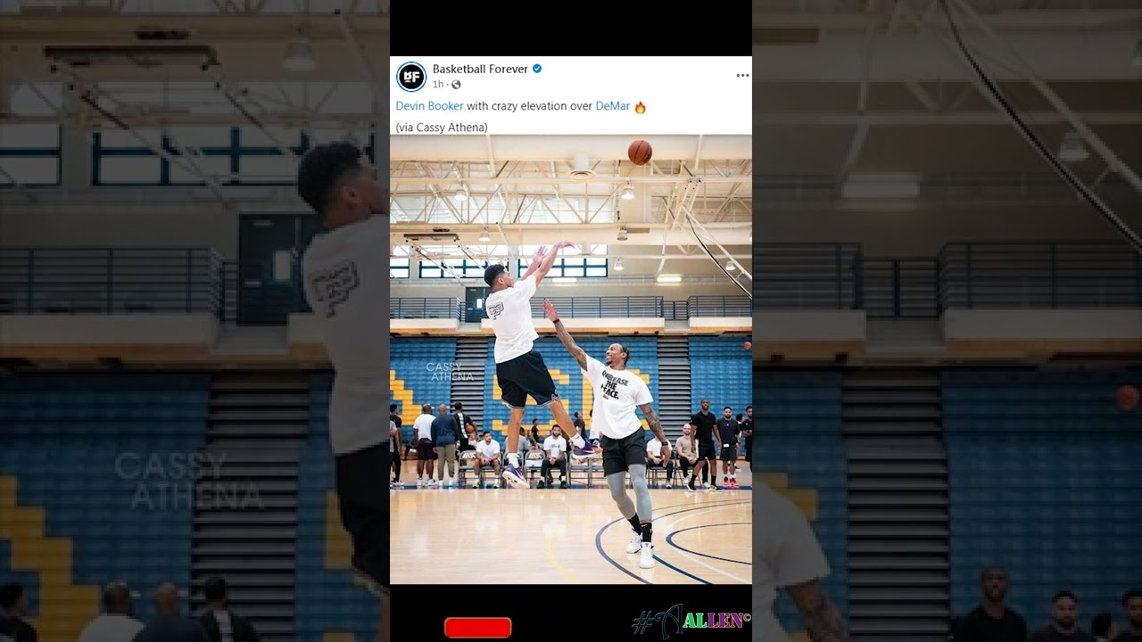 Devin Booker Shot Over DeMar DeRozan | #SHORTS by Allen Villacarlos ...
