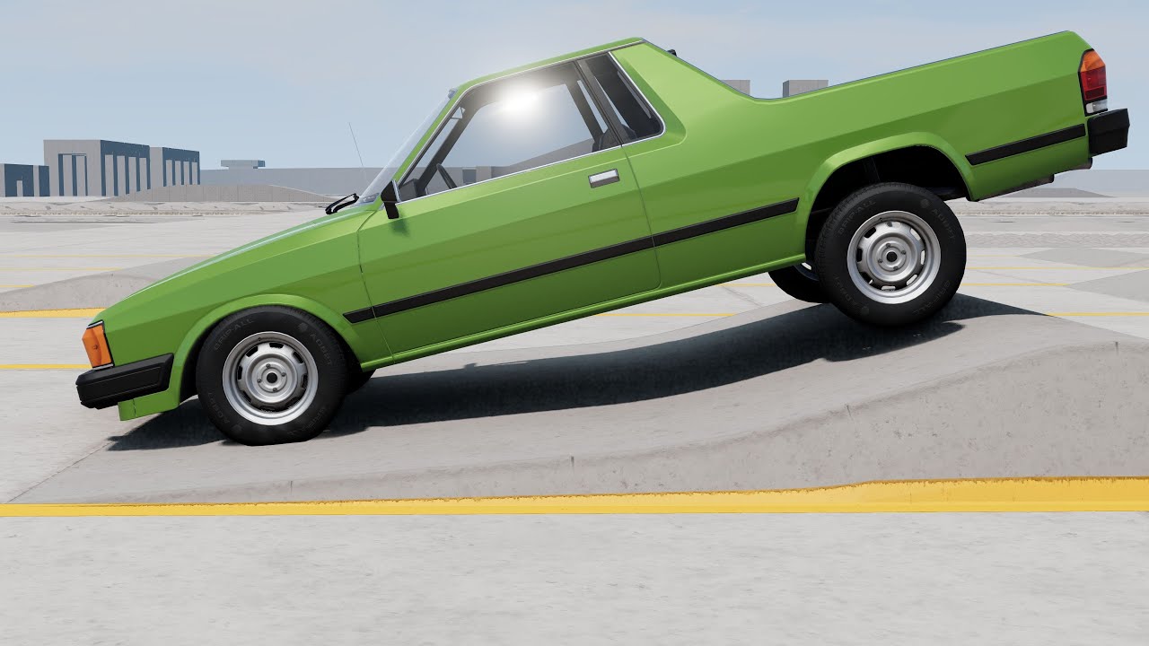 BeamNG Drive - 1982 Hirochi RUSH Ute Suspension Testing - YouTube