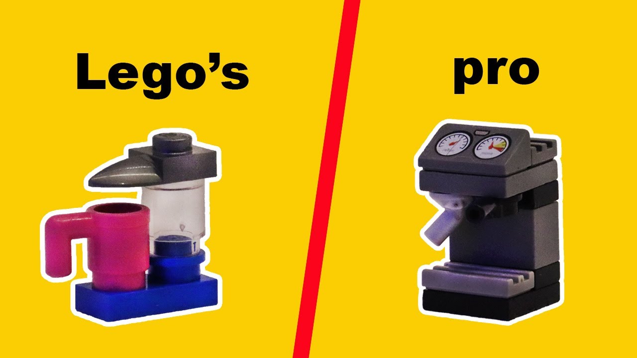 LEGO coffee machine LEGO v PRO - YouTube