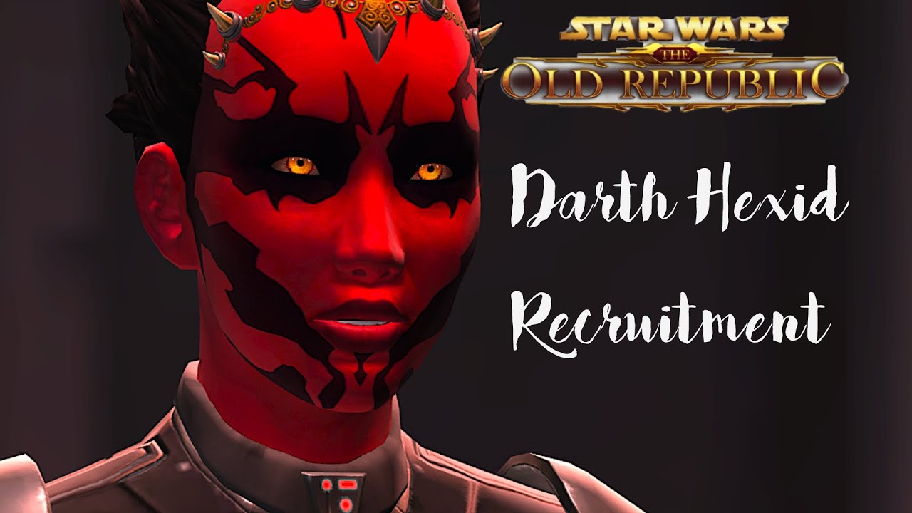 Darth Hexid Darkness Rising | Star Wars The Old Republic - YouTube