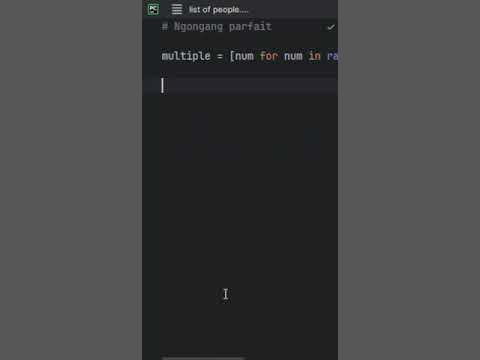 Python Comprehension #coding #pythonic - YouTube