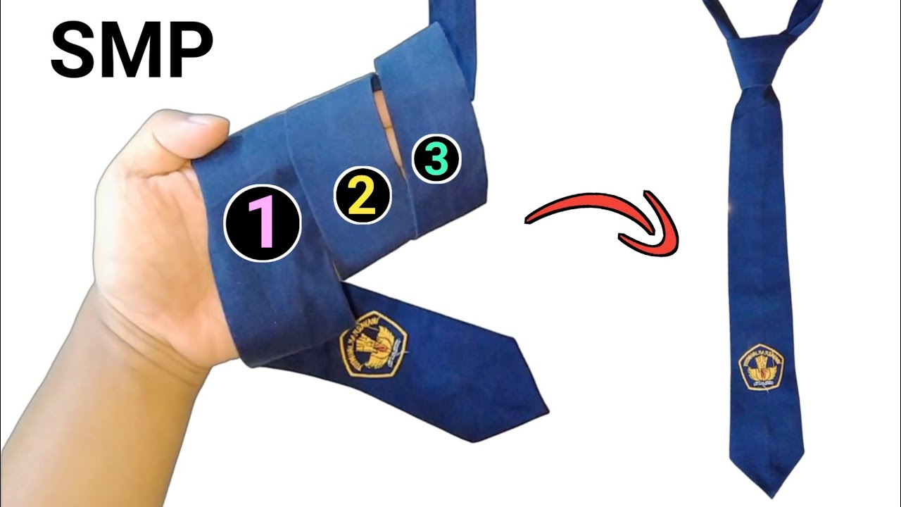 CARA MEMAKAI DASI SMP (SIMPLE, MUDAH, DAN RAPI) - YouTube