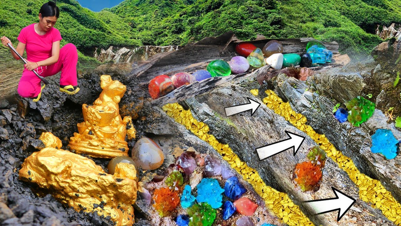 Huge gold plaque shows * huge gold, diamond and diamond deposits ...