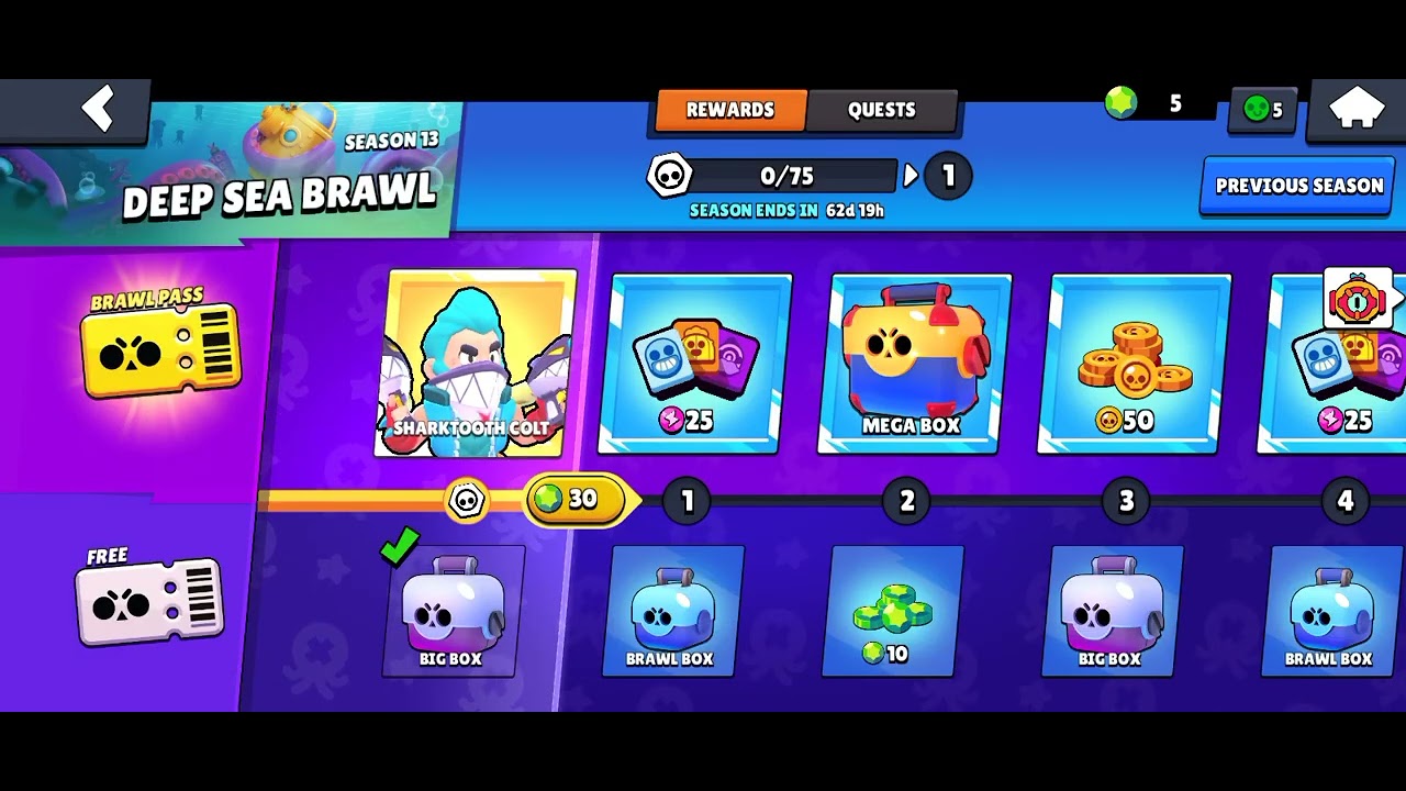Getting the new brawl pass and the colt skin#shorts - YouTube