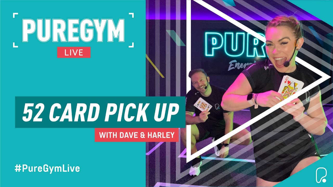 PureGym Live | 52 Card Pick Up Workout with Dave and Harley - YouTube