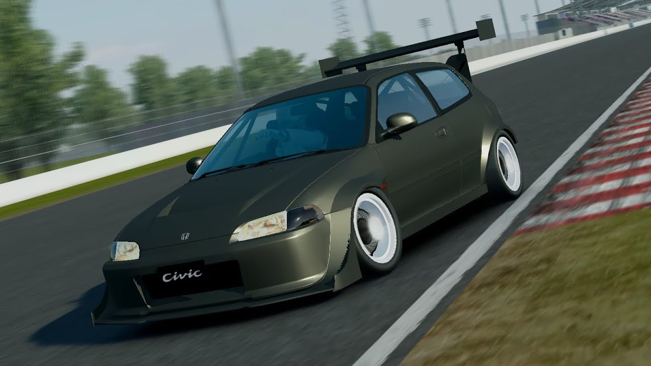 Honda Civic SIR EG6 Time attack in Waldorf - YouTube