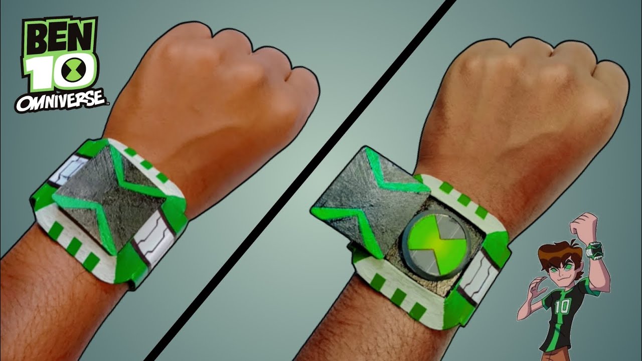 How to make ben 10 Omniverse omnitrix/very easy to make - YouTube