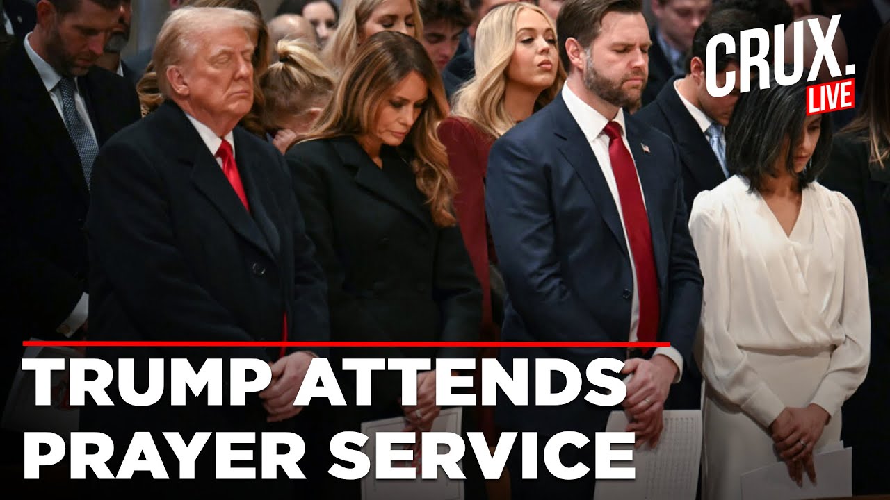 Donald Trump Live | Watch: Trump Attends National Prayer Service On ...
