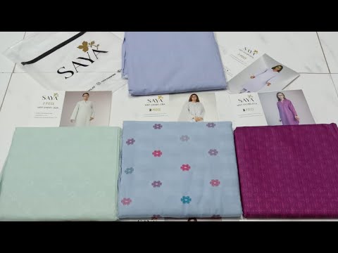 💯%Orignal SAYA JACUARD 2 PICE COTTON COLLECTION OUTLET STOCK Bs ...