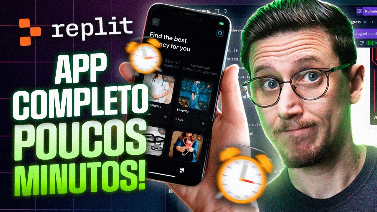 Como usei IA para criar um APP COMPLETO em poucos minutos (com VibeCoding) - YouTube