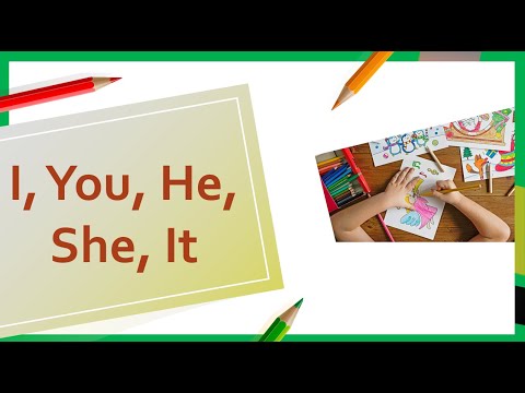 I, You, He, She, It, We, They | 1st Grade English Grammar | Personal ...