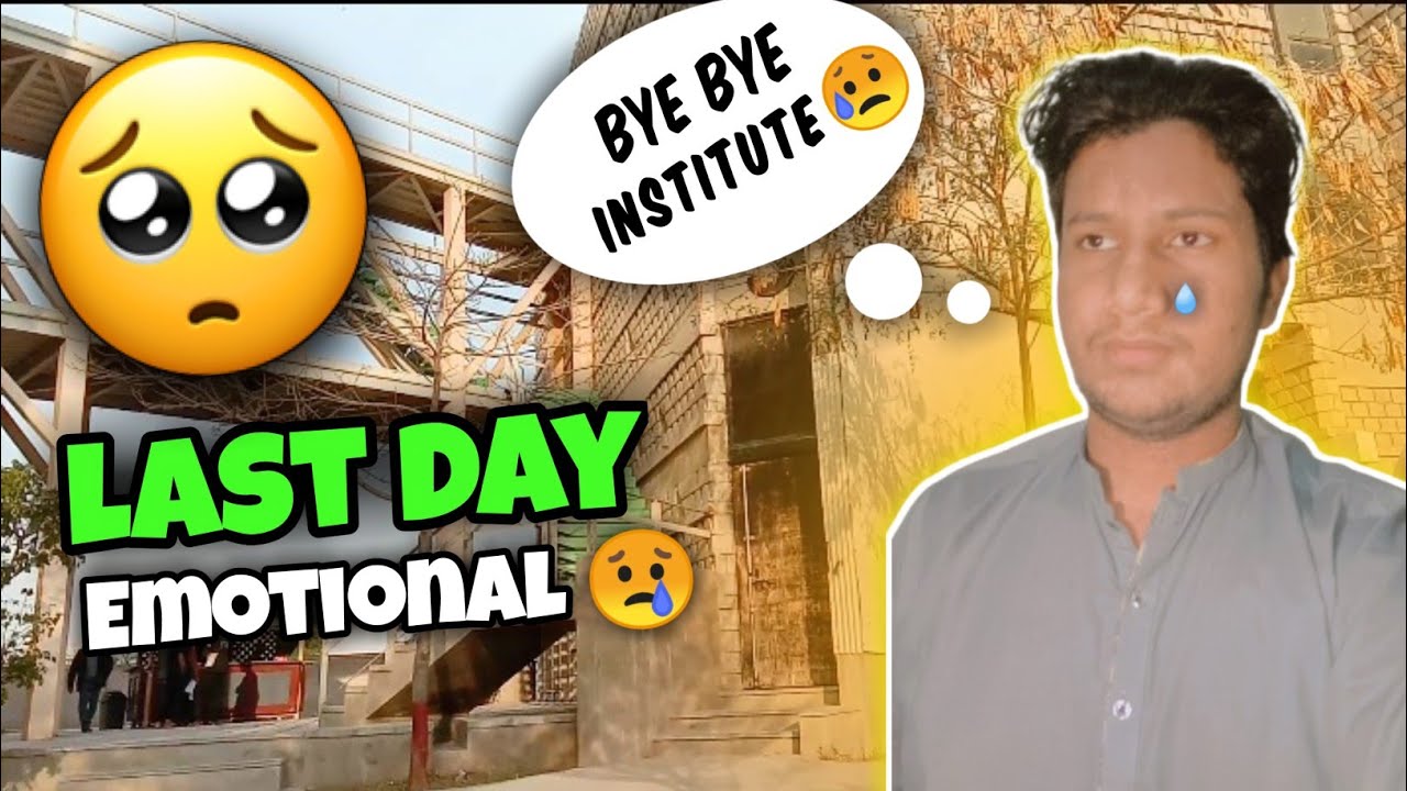Last Day of Institute😥 sab emotional hogay😓 bye bye institute💔 munna vlogs - YouTube