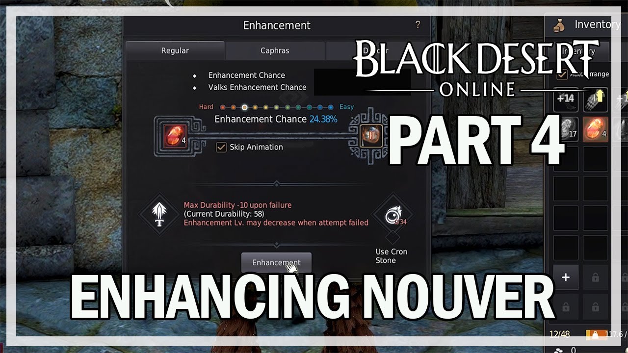 Black Desert Online - Enhancing Nouver Vambrace - Part 4 - YouTube