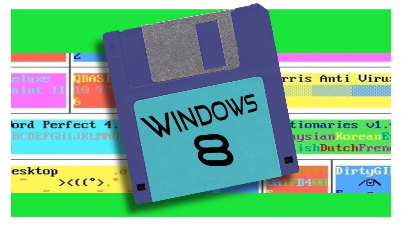 Imagine that Windows 8 was inspired by an old DOS version... - YouTube