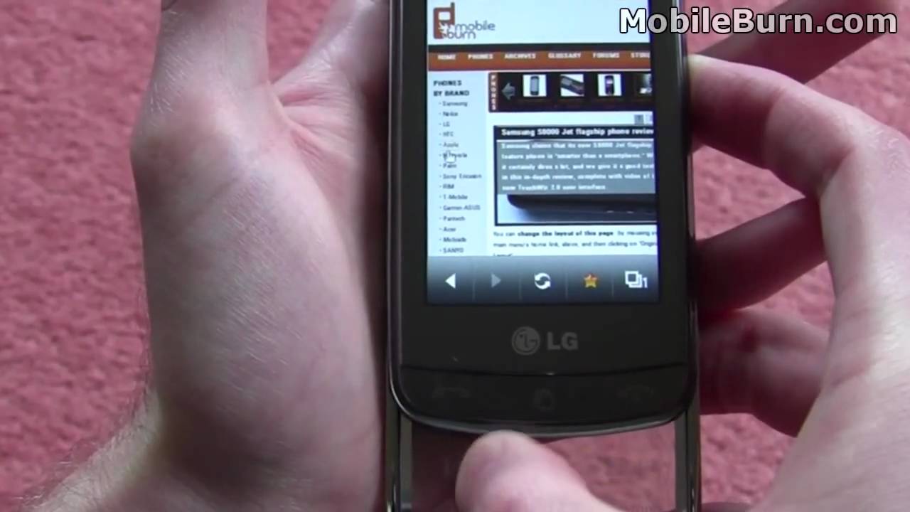 LG GD900 Crystal review - part 3 of 3 - YouTube