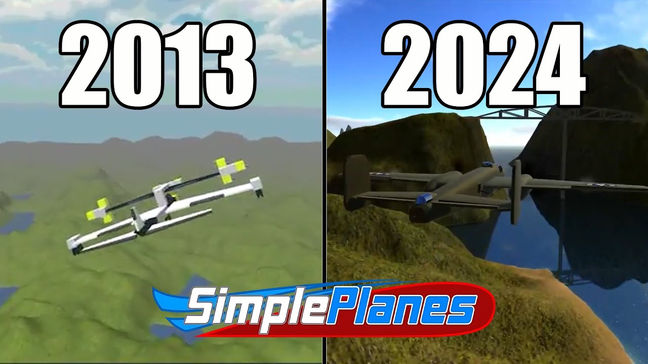 Evolution of SimplePlanes (2013-2024) - YouTube