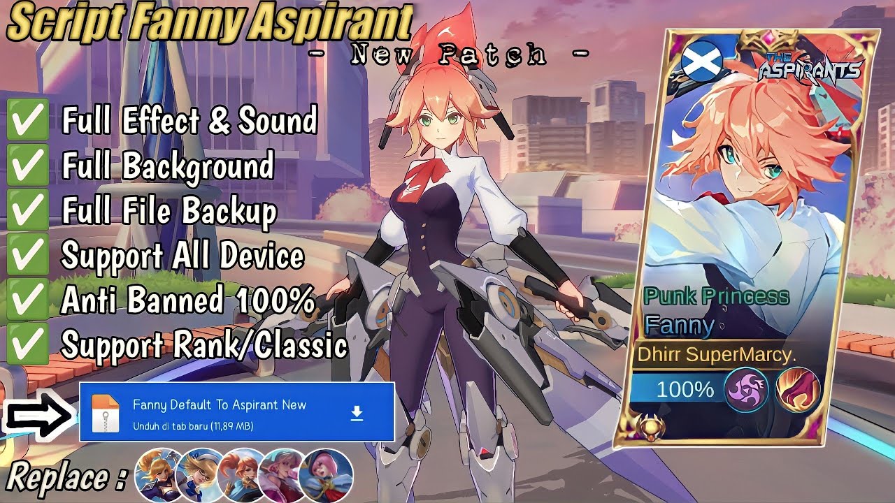 New Script Fanny Aspirant No Password | Full Effect & Sounds | Update ...