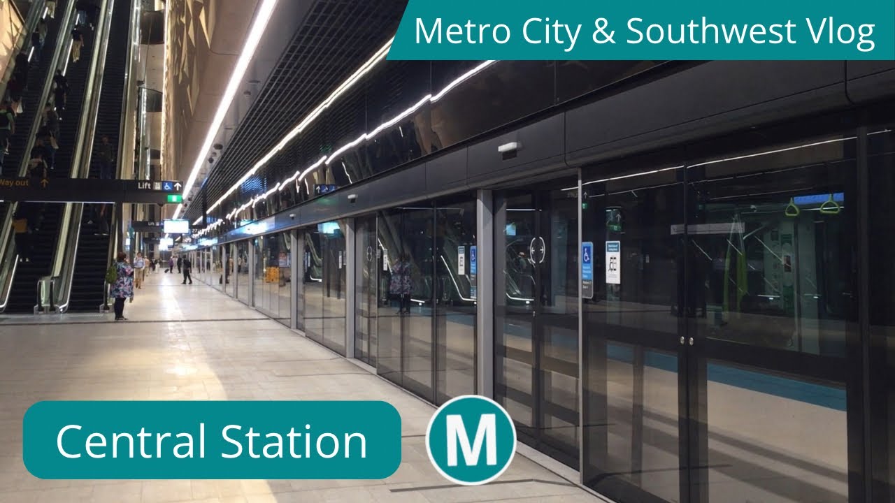 Sydney Rails Vlog 47: Central Metro Station - Metro City & Southwest ...