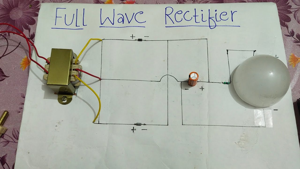 Demonstration of full wave rectifier. - YouTube