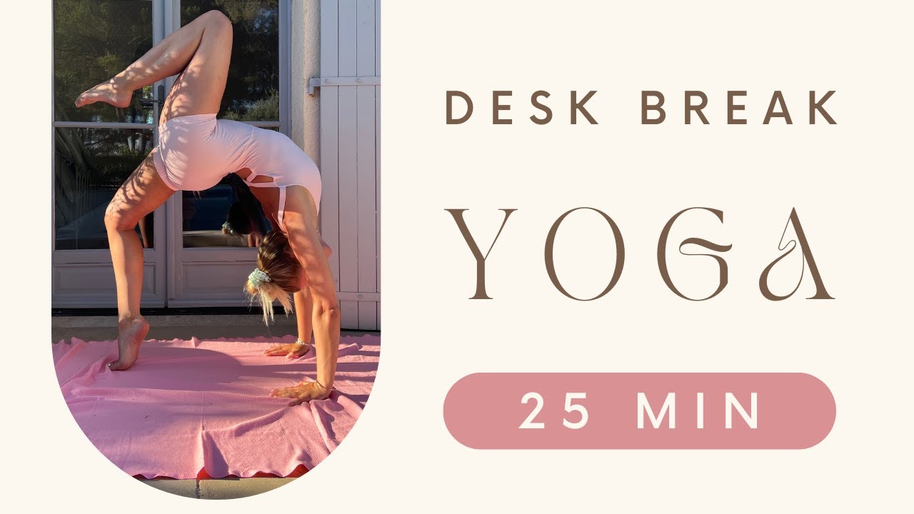 25 Minute Desk Break Yoga - Full Body - YouTube
