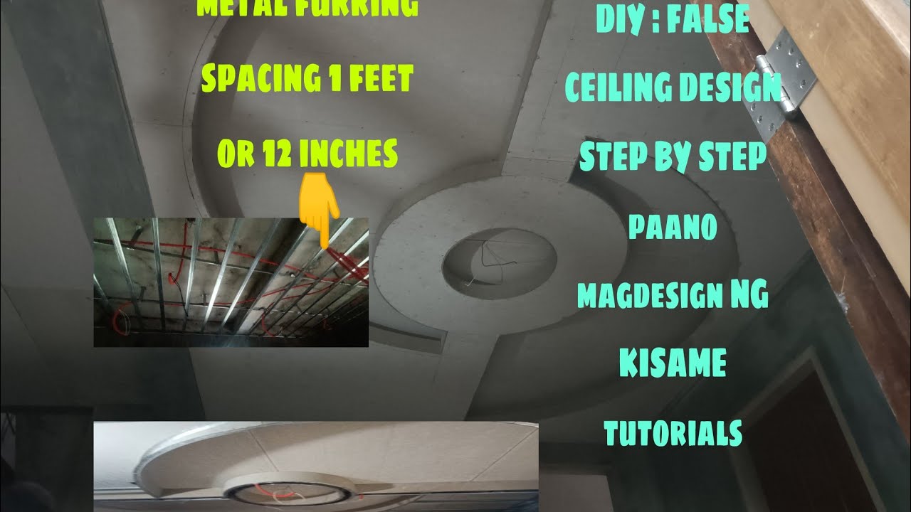 DIY PAANO MAGDESIGN NG false ceiling // false ceiling installation step ...